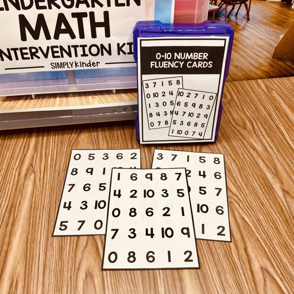 Kindergarten Math Centers for Intervention Kit, Center Small Group ...