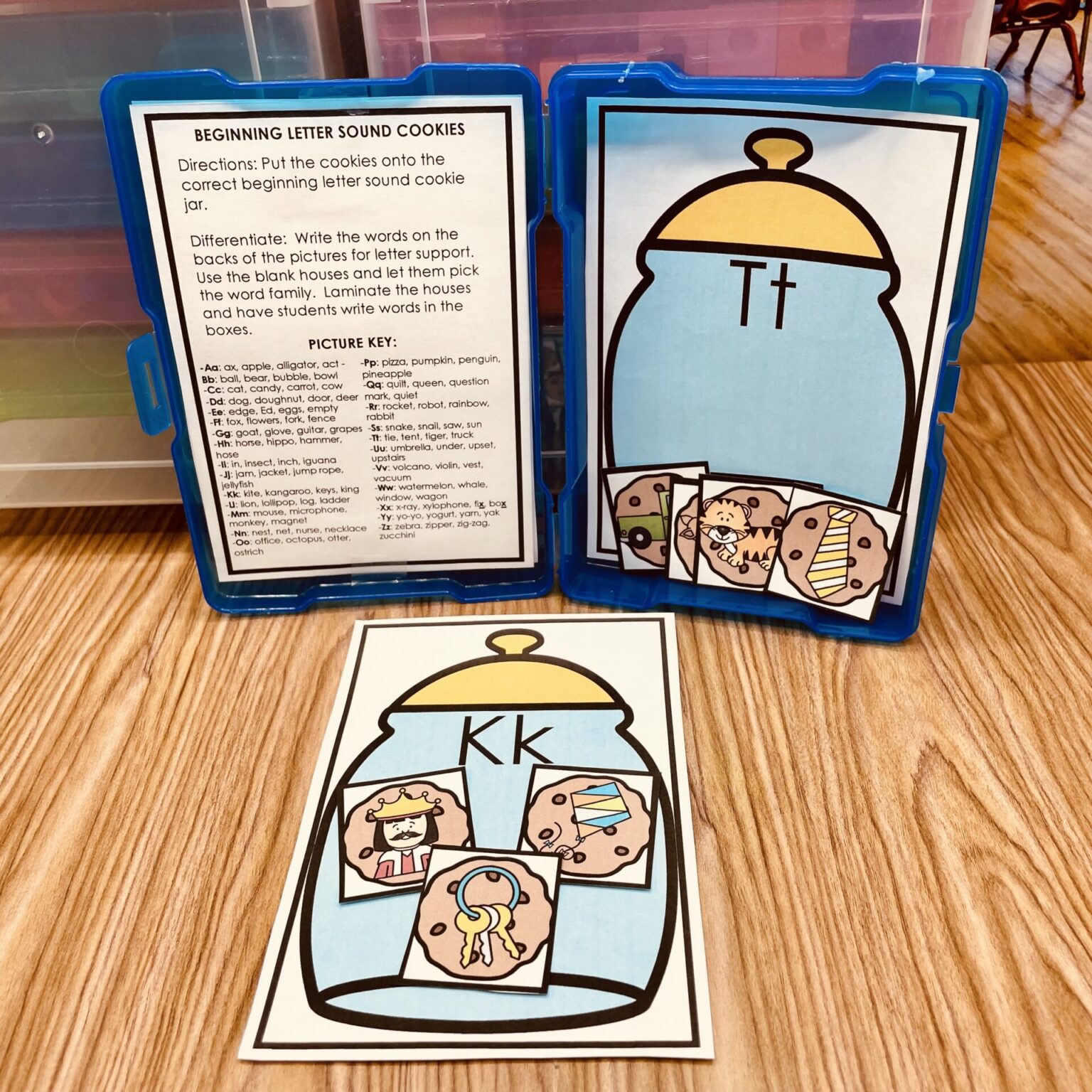 Beginning Sound Cookie Match - Literacy Intervention Kit Activity ...
