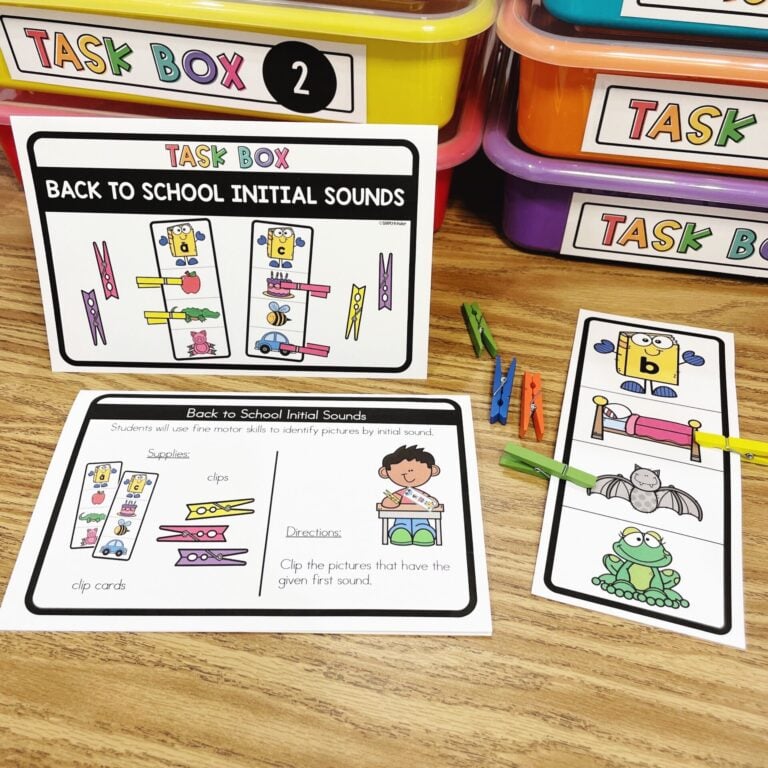 Kindergarten Morning Bins Bundle, Morning Tubs, Morning Work, Task ...