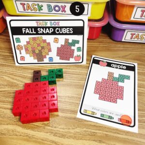 October Morning Bin Task Boxes - Simply Kinder