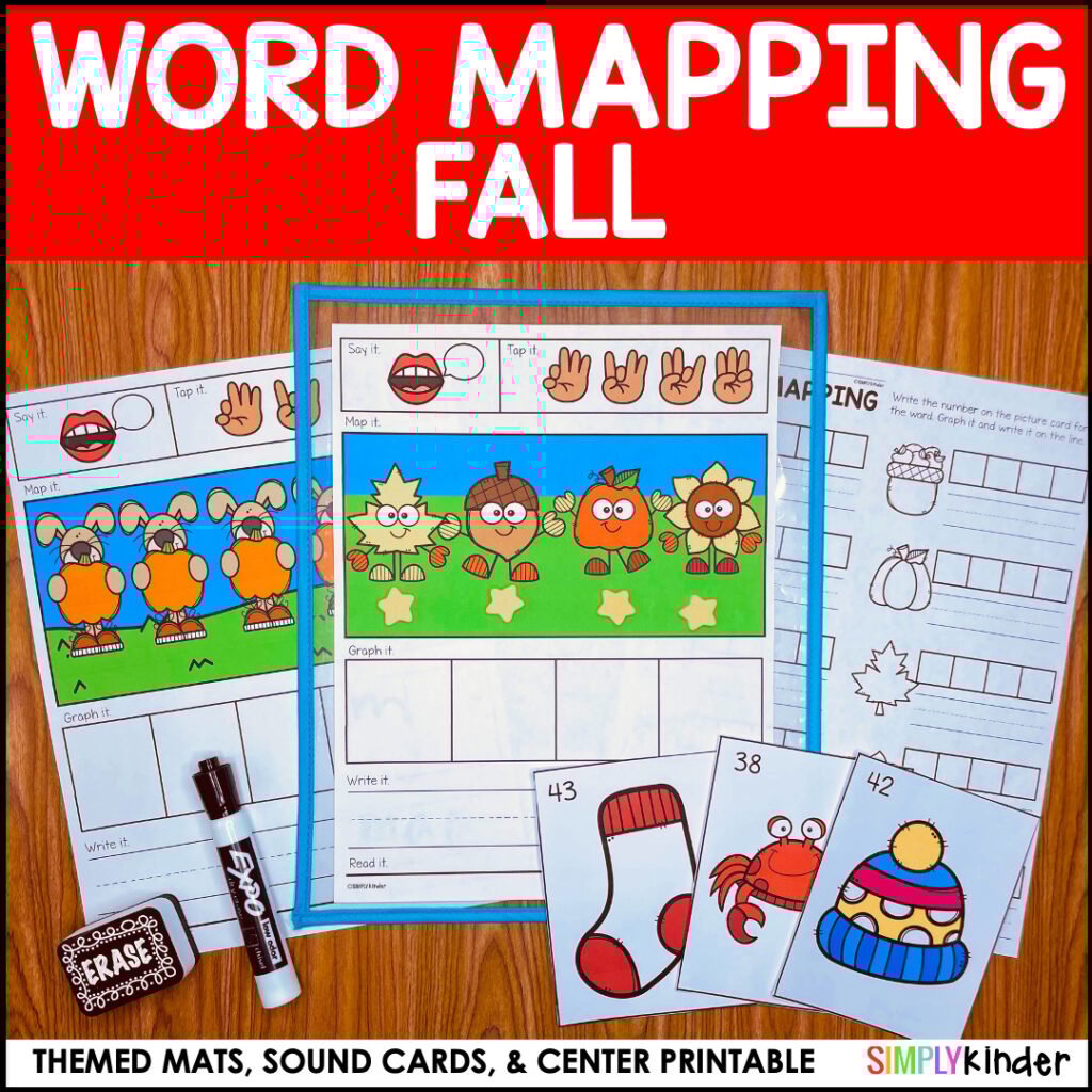 Fall Word Mapping | Orthographic Mapping | Science of Reading - Simply ...