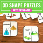 Free Printable 3D Shape Puzzles - Simply Kinder