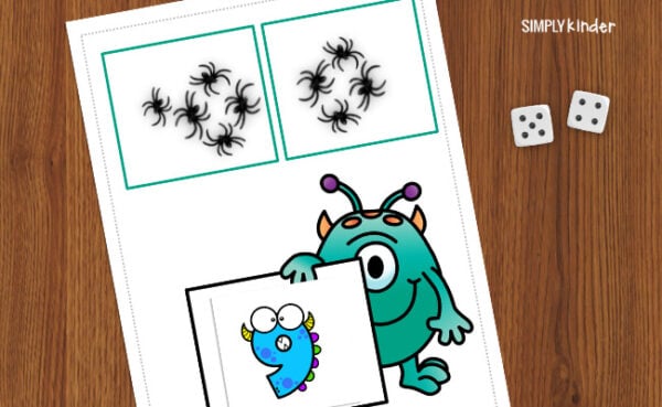 Monster Number Bonds: Free Printable - Simply Kinder