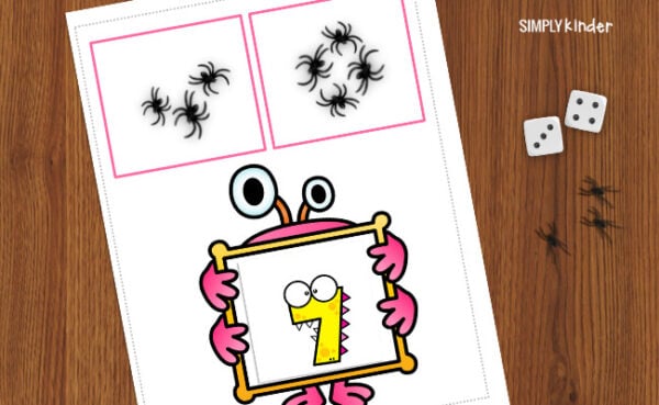 Monster Number Bonds: Free Printable - Simply Kinder