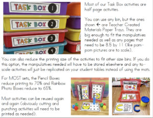 Kindergarten Morning Bins Bundle, Morning Tubs, Morning Work, Task ...