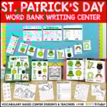 Kindergarten Writing Center, Vocabulary Writing Centers Activities for ...