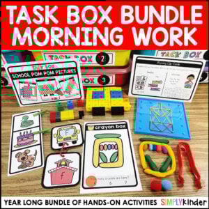 Fall Word Bank Writing Center - Simply Kinder