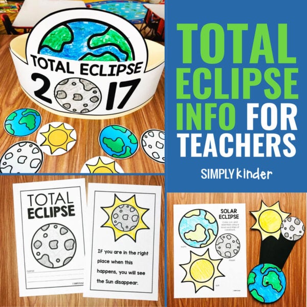 Total Eclipse Information for Teachers - Simply Kinder