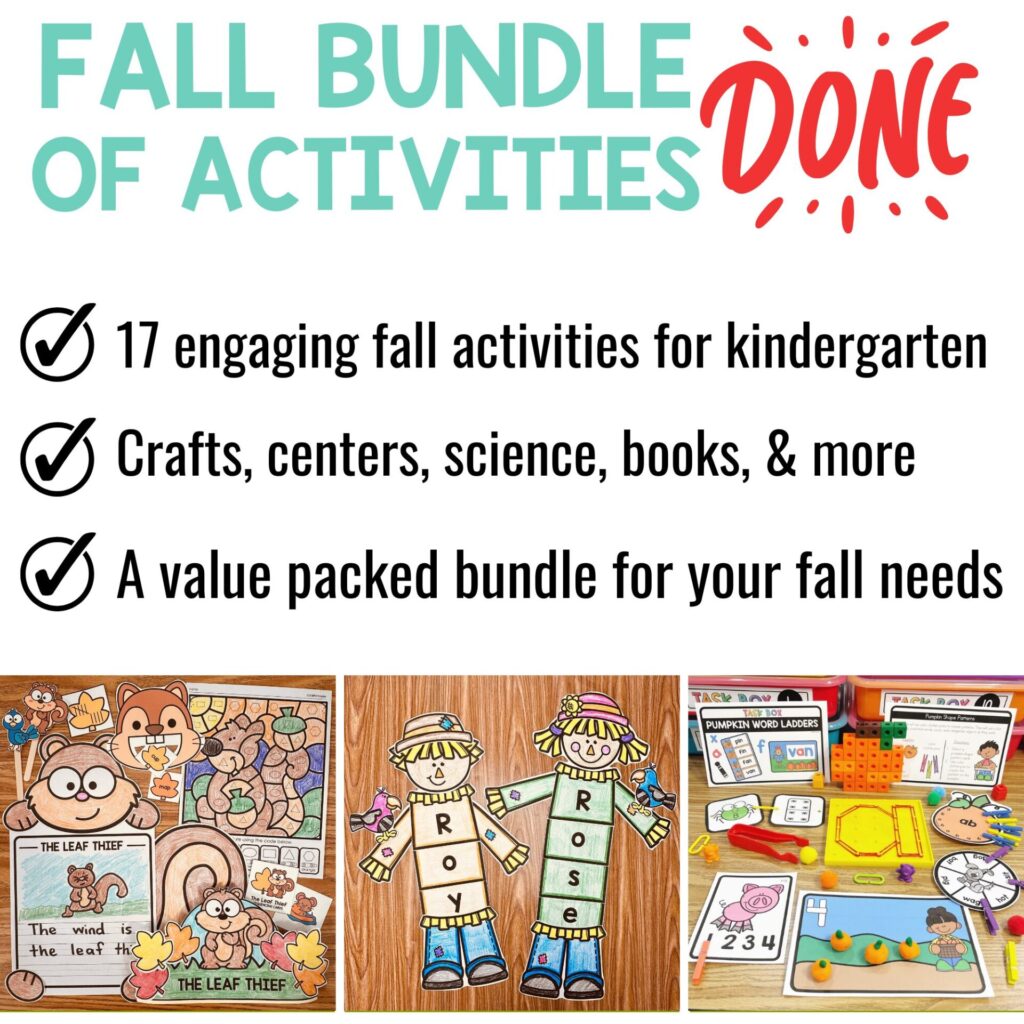 Fall Activities for Kindergarten, Apple Activities, Pumpkin Activities ...
