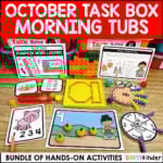 October Morning Bin Task Boxes - Simply Kinder