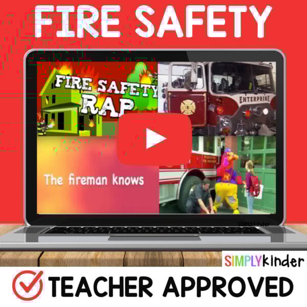 Fire Safety Free Printable - Simply Kinder