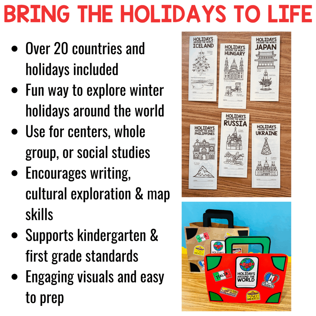 Christmas Around the World Passport, Suitcase, Maps, and Brochures ...