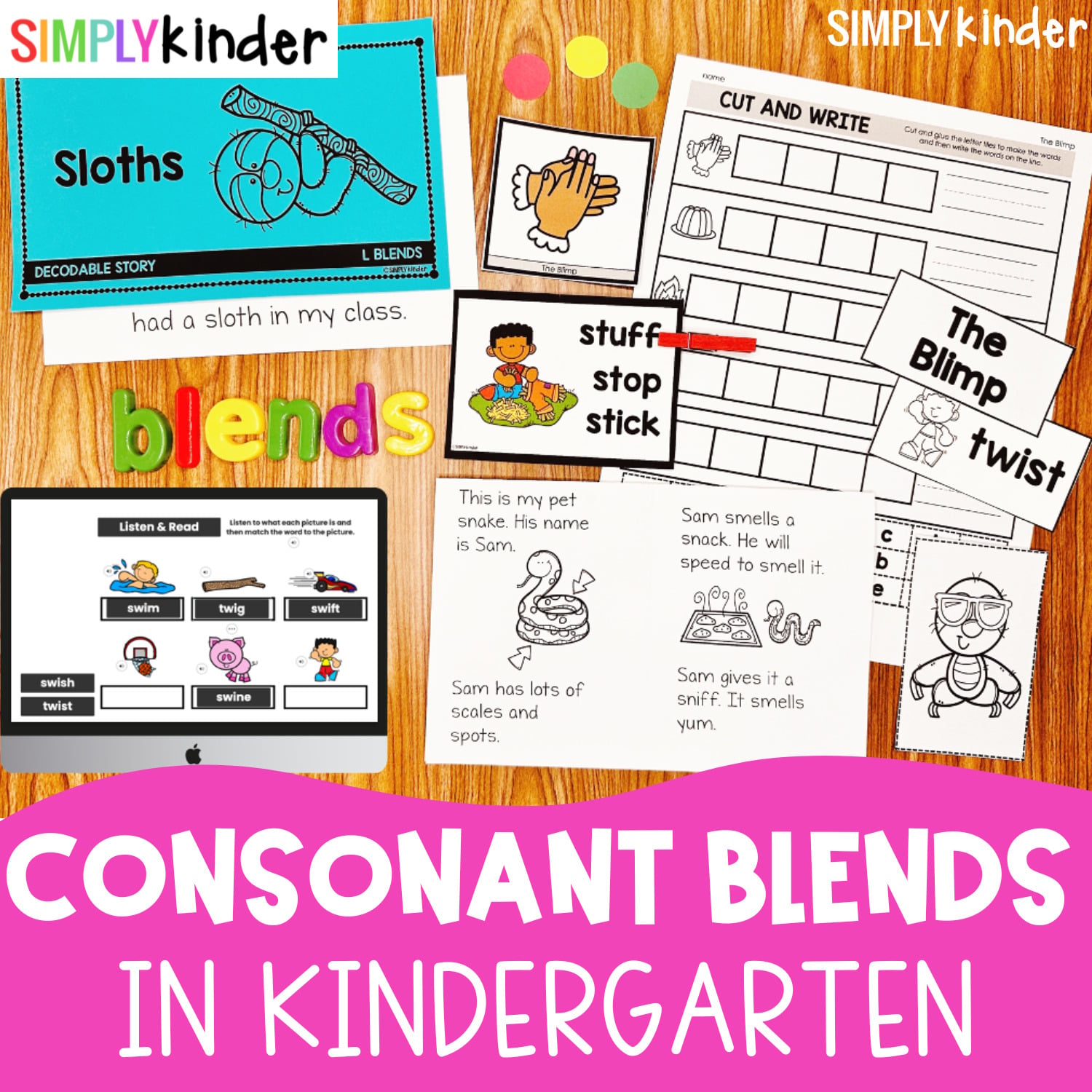 Teaching Blends In Kindergarten Simply Kinder Teaching Blends In Kindergarten Simply Kinder