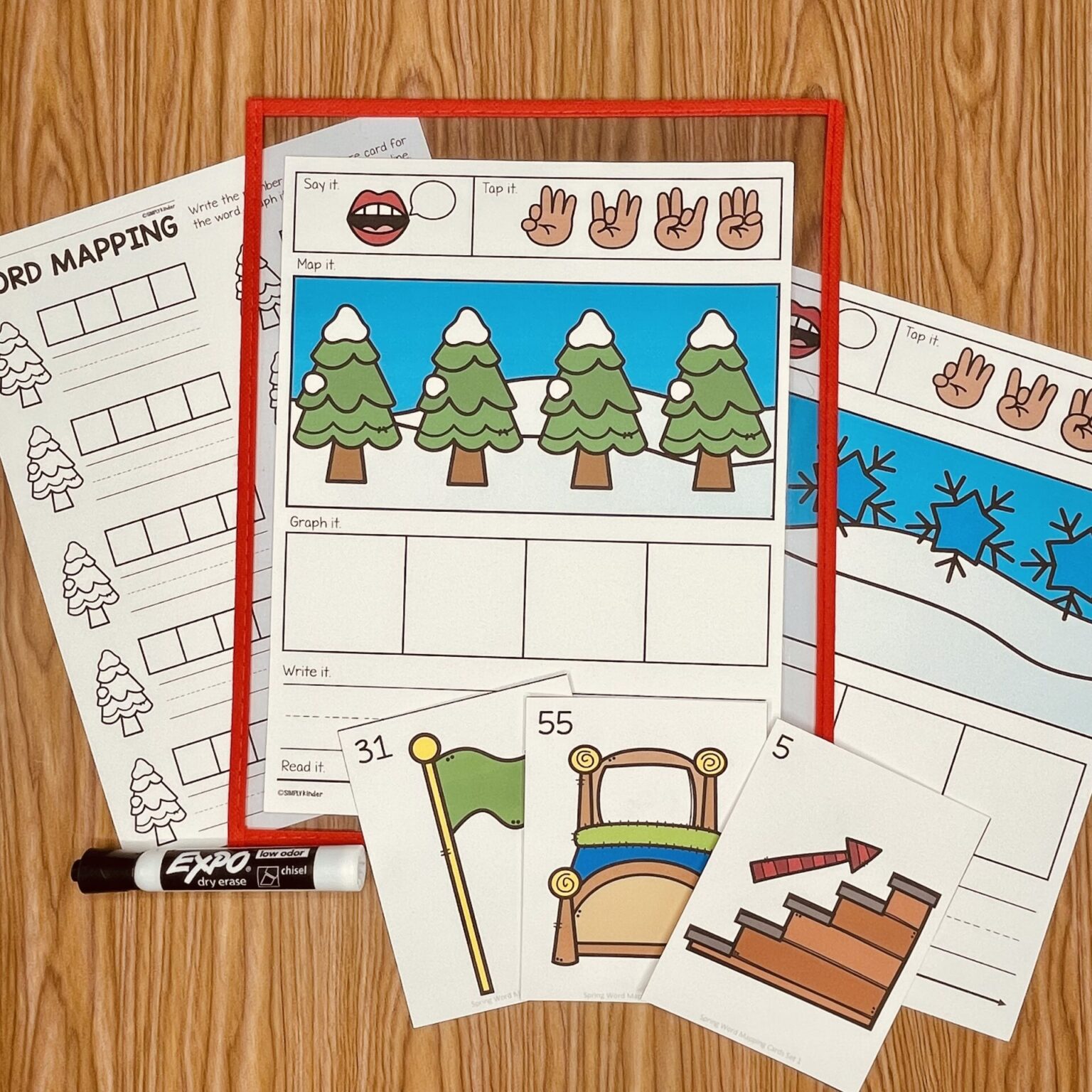 Winter Word Mapping | Orthographic Mapping | Science of Reading ...
