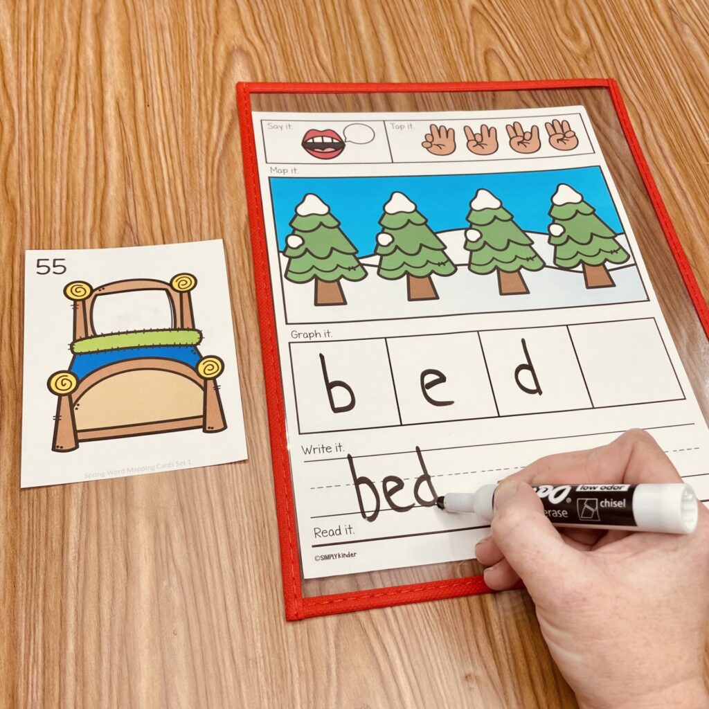 Winter Word Mapping | Orthographic Mapping | Science of Reading ...