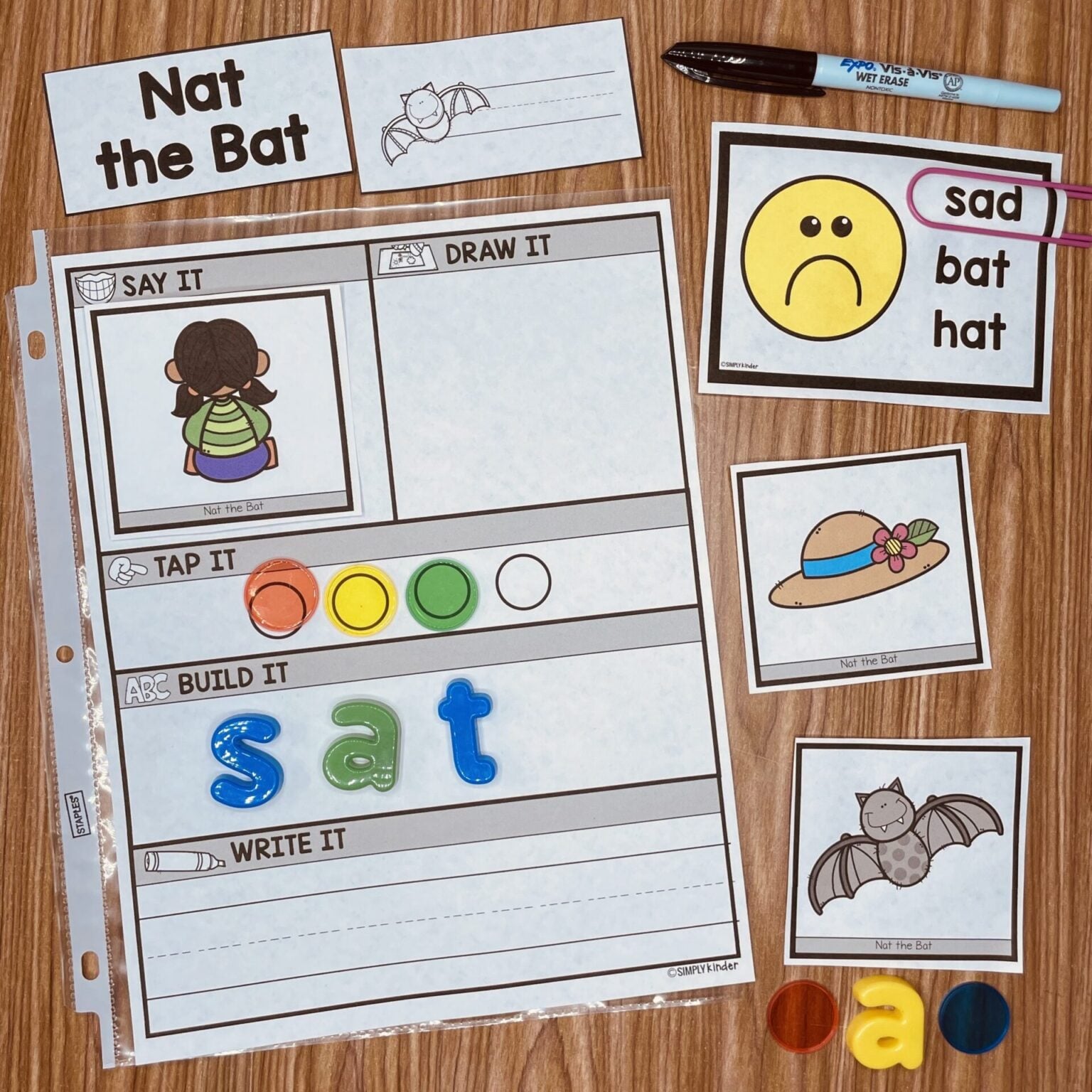 How To Teach Continuous Blending in Kindergarten - Simply Kinder