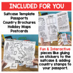 Christmas Around the World Passport, Suitcase, Maps, and Brochures ...