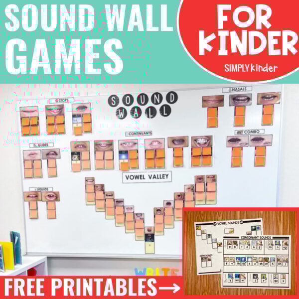Sound Wall Games for Kindergarten - Simply Kinder