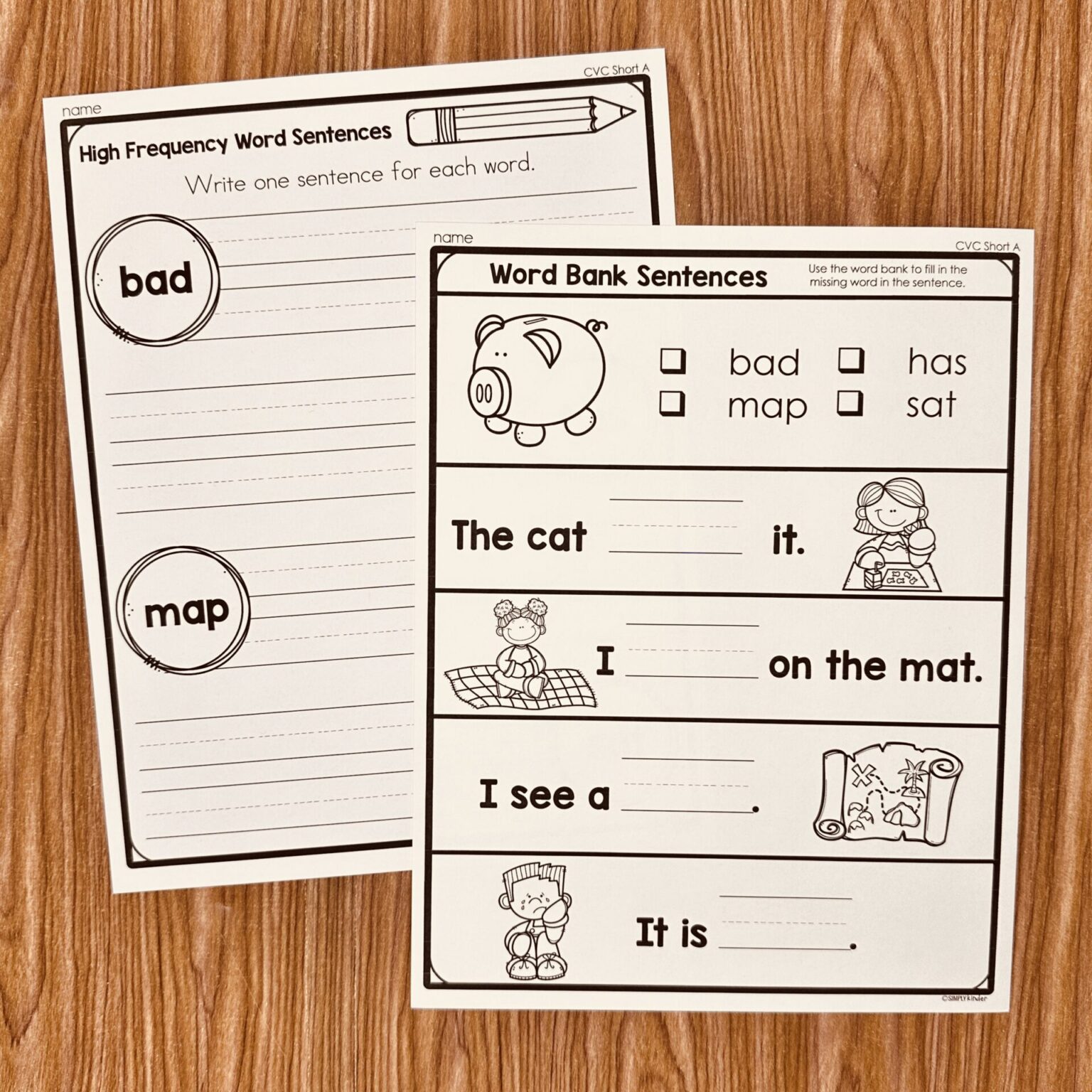 Sight Words By Phonics Skills Activities - Simply Kinder