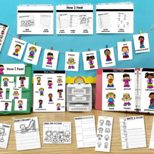 Feelings Word Bank Writing Center - Simply Kinder