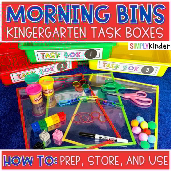 Morning Bins: How to Prep, Store, and Use - Simply Kinder