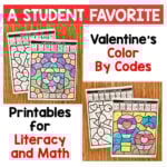 Valentine's Day Color by Code - Simply Kinder