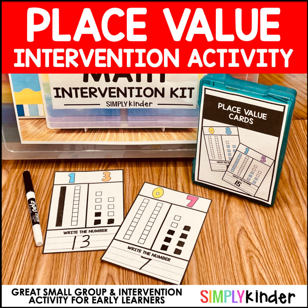 Place Value Blending Cards Math Intervention Activity, Small Group ...