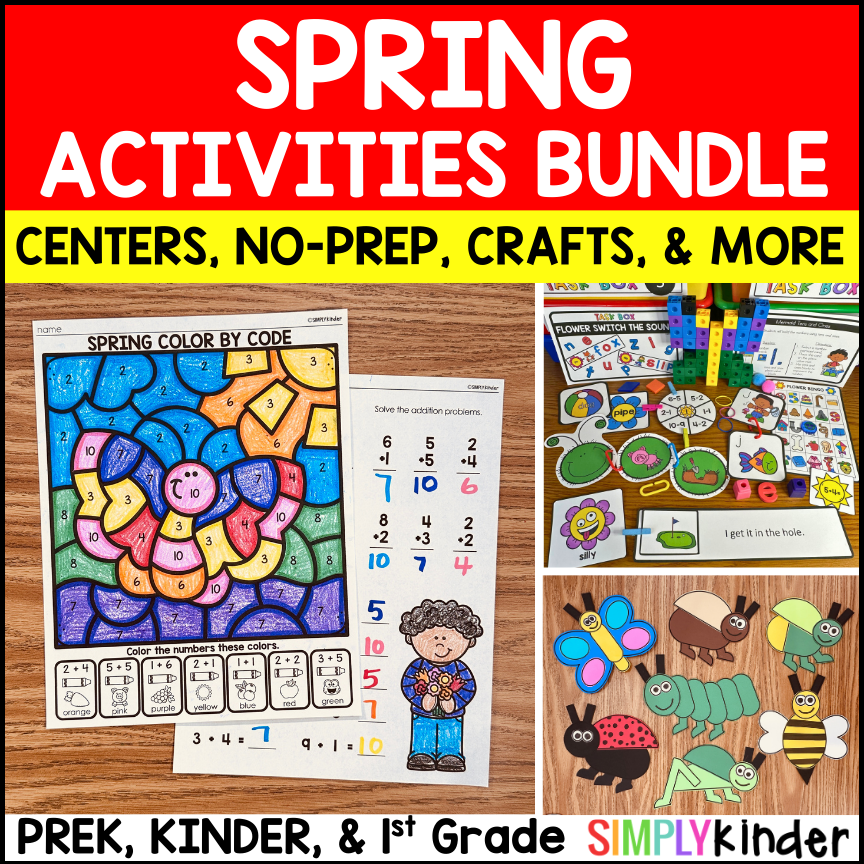 Spring Read Aloud Books and Activities - Simply Kinder