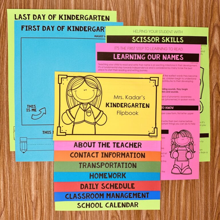 What To Plan on The First Day of Kindergarten! - Simply Kinder