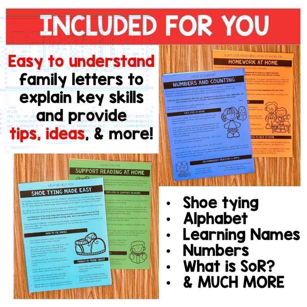 Parent Handouts, Parent Teacher Conferences Handouts for Preschool ...