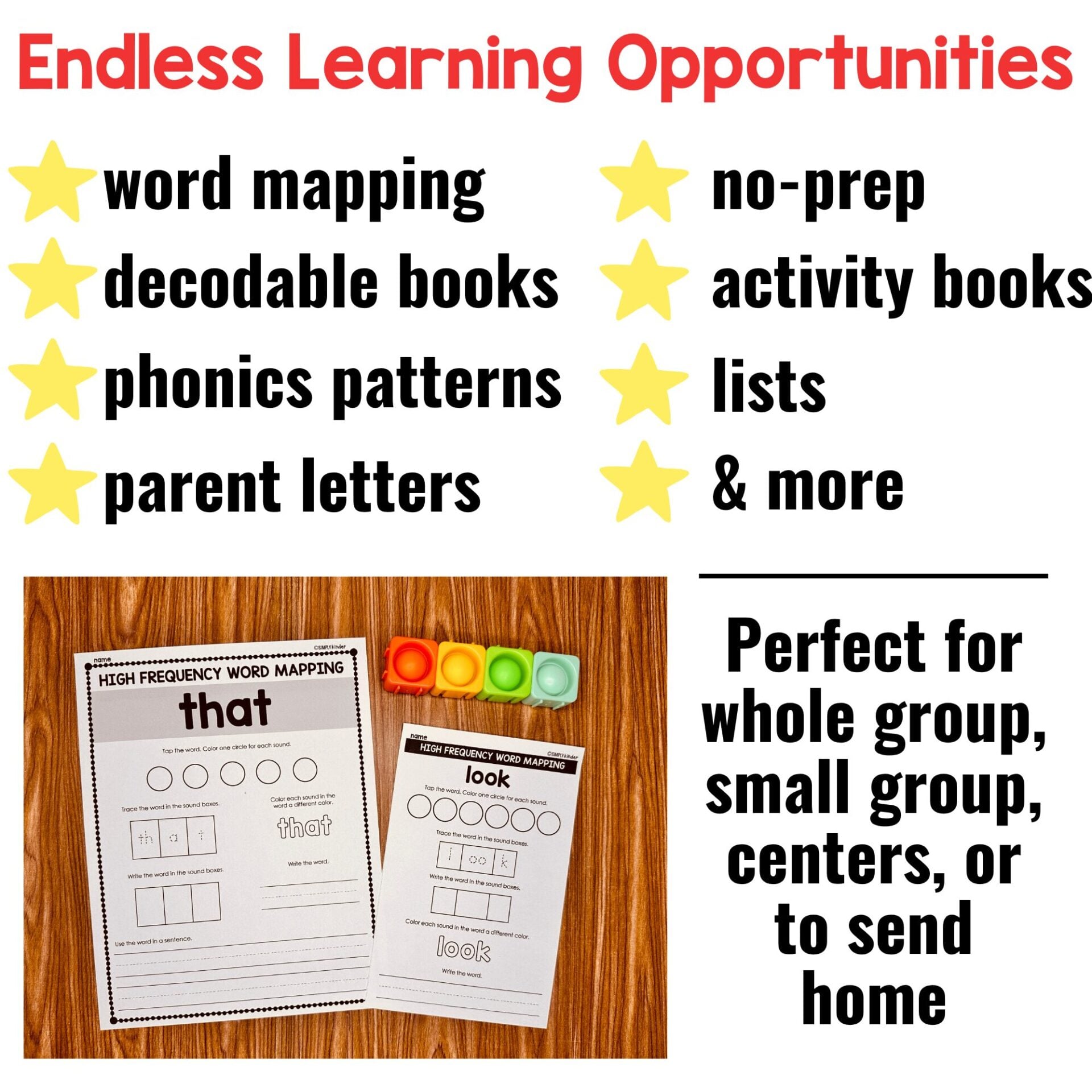 Sight Word MEGA Practice Worksheet & Activities, Science of Reading ...