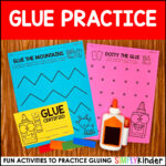 Glue Practice Worksheets & Activities - Simply Kinder