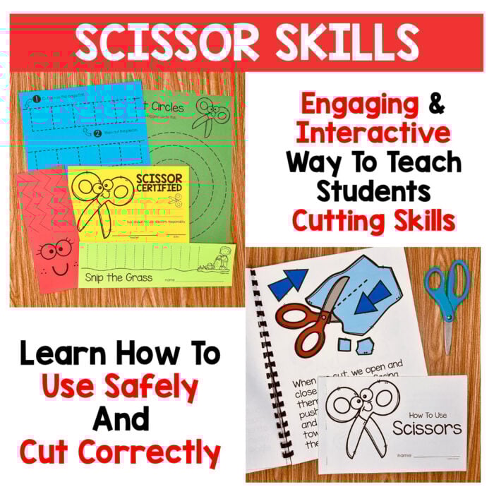 Scissor Cutting Practice Skills, Fine Motor Skills & Activities ...