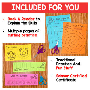 Scissor Cutting Practice Skills, Fine Motor Skills & Activities ...