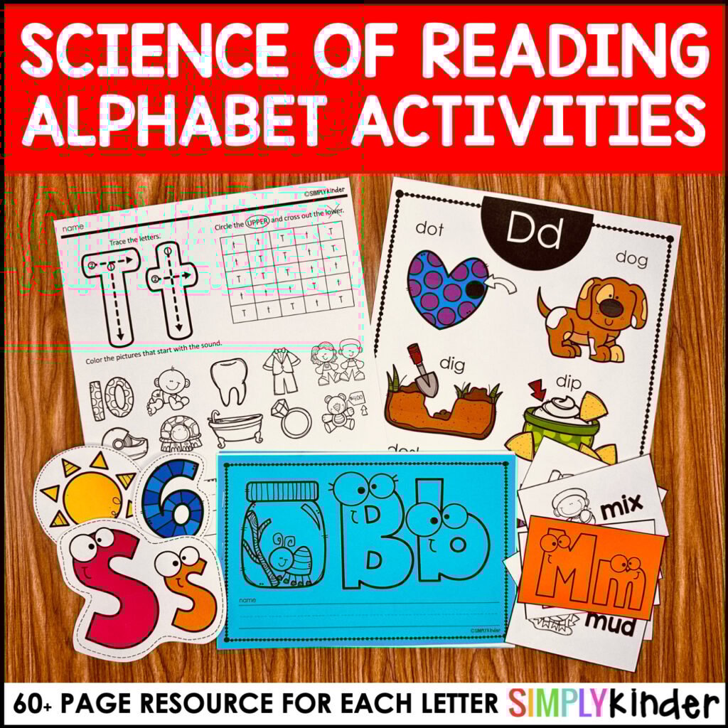 Alphabet Activities Kindergarten, Science of Reading Alphabet Posters ...