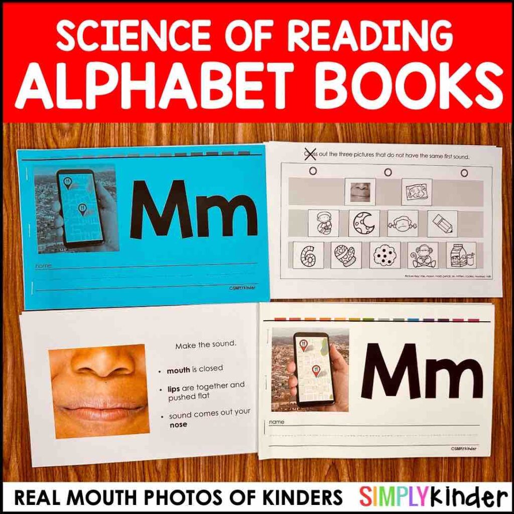 SoR Aligned Alphabet and Sound Books for Teaching - Simply Kinder