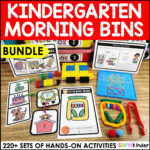 Kindergarten Morning Bins Bundle, Morning Tubs, Morning Work, Task ...