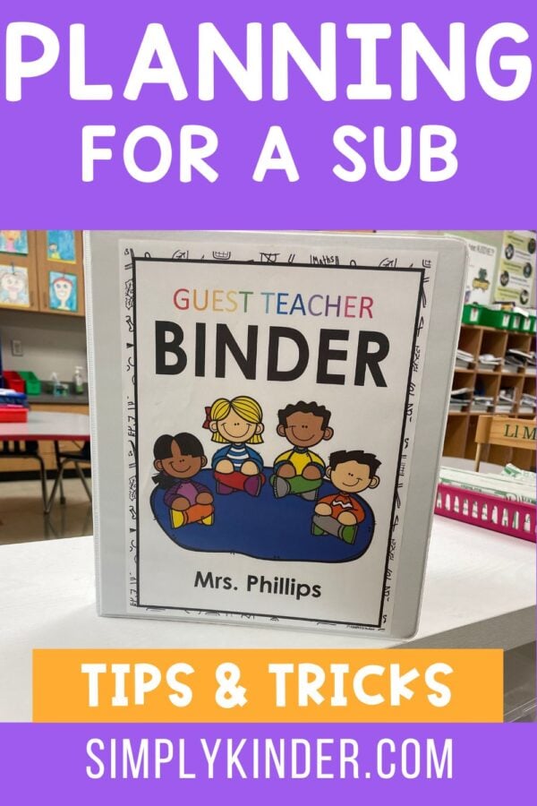 Tips on Planning for a Sub - Simply Kinder