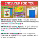 Sub Plans Bundle with Templates, Emergency Sub Plans, Sub Binder, Sub ...