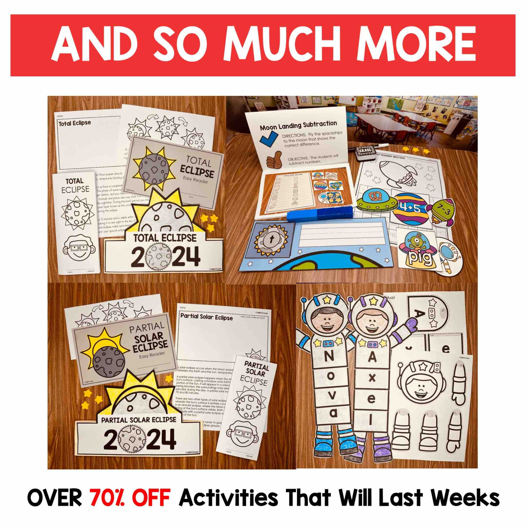Eclipse 2024 Activities MEGA BONUS Bundle for Solar Eclipses ...