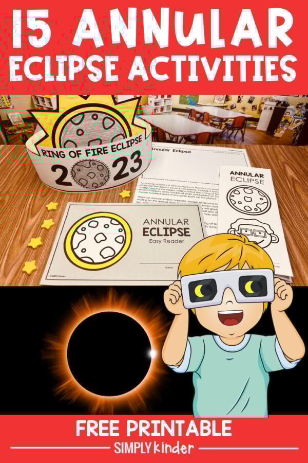 Annular Eclipse Activities for Your Classroom - Simply Kinder