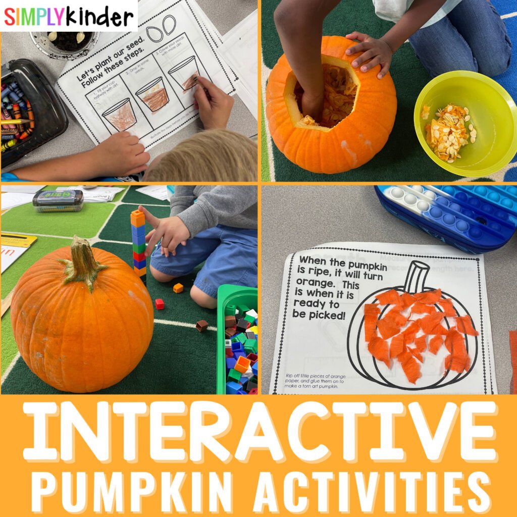Pumpkin Kindergarten Activities - Simply Kinder