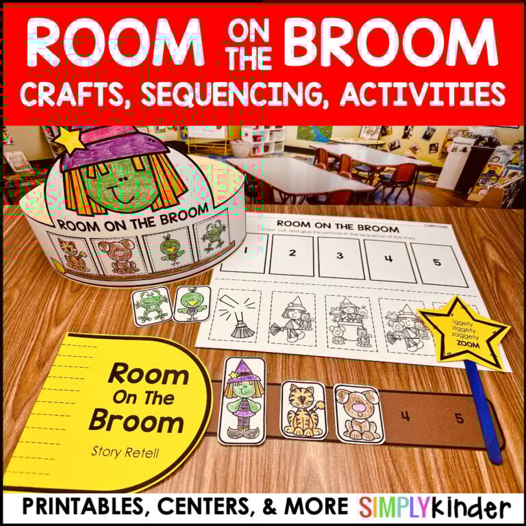 Room On The Broom Craft, Sequencing, and Activities - Simply Kinder