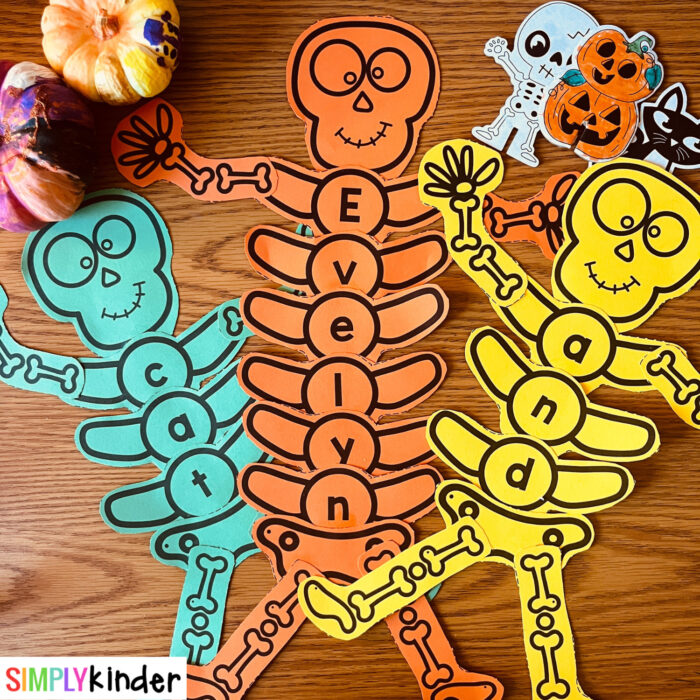 Halloween Skeleton Craft for Kindergarten - Simply Kinder