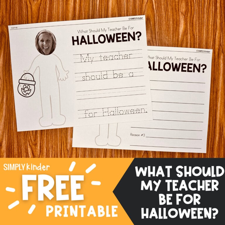 What Should My Teacher Be for Halloween? - Simply Kinder