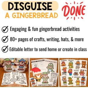 Disguise a Gingerbread Man Writing & Craft, Gingerbread in Disguise ...