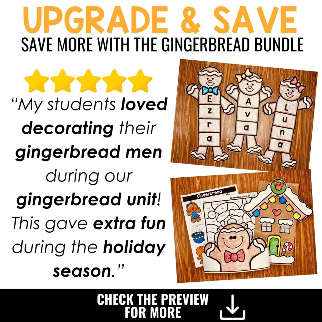 Disguise a Gingerbread Man Writing & Craft, Gingerbread in Disguise ...