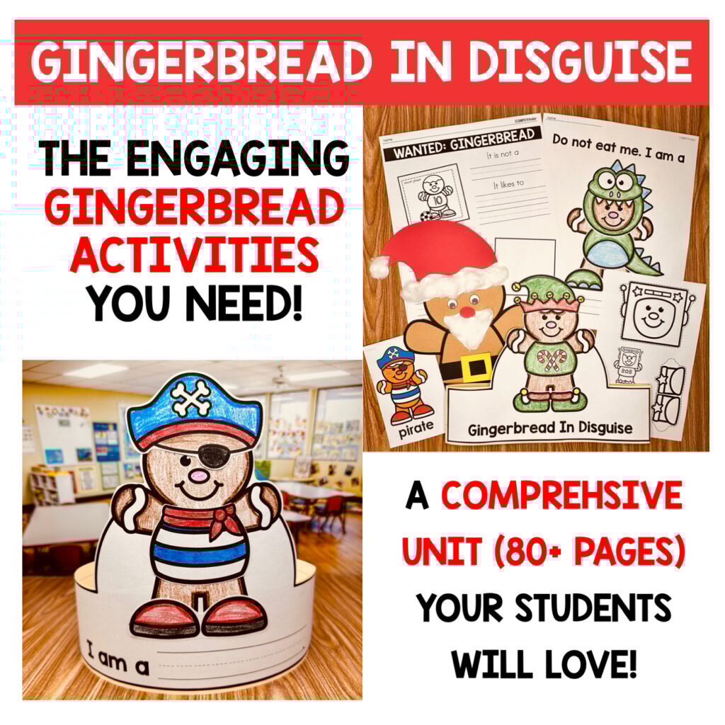 Disguise a Gingerbread Man Writing & Craft, Gingerbread in Disguise ...