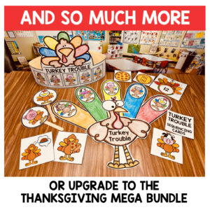 Turkey Trouble Activities, Craft, Sequencing, and Writing for Fall ...