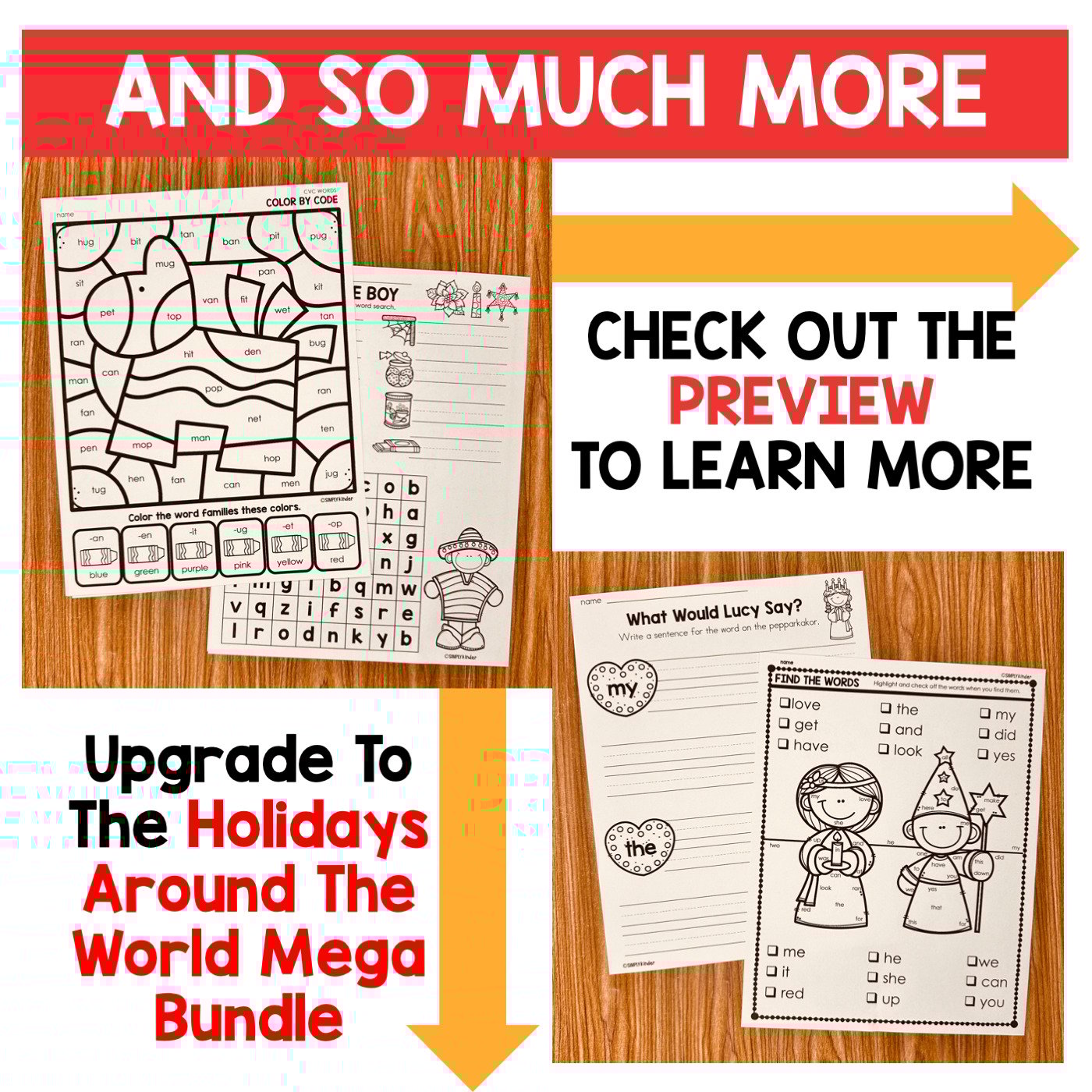 Christmas & Holidays Around the World No-Prep Printables for ...